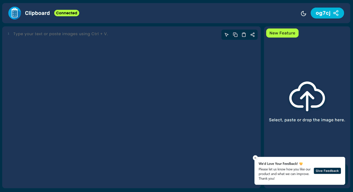 Realtime Clipboard | Projects by Ganesh Maurya